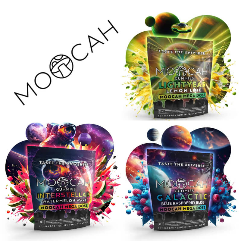 Moocah gummies - Megadose - 9 Cosmic Flavors – Injoy Extracts
