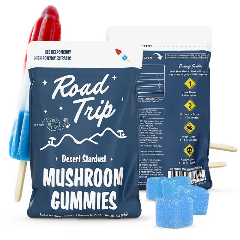 Desert Stardust Magic Mushroom Gummies - Rocket Pop – Injoy Extracts