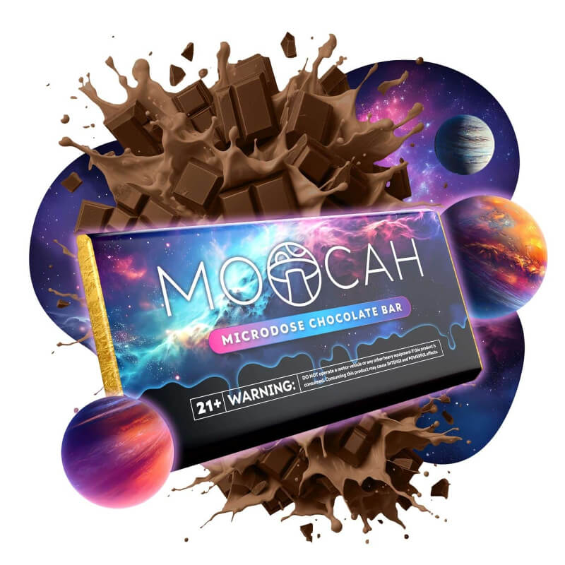 Magic Mushroom Chocolate Bar - Moocah Chocolate – Injoy Extracts