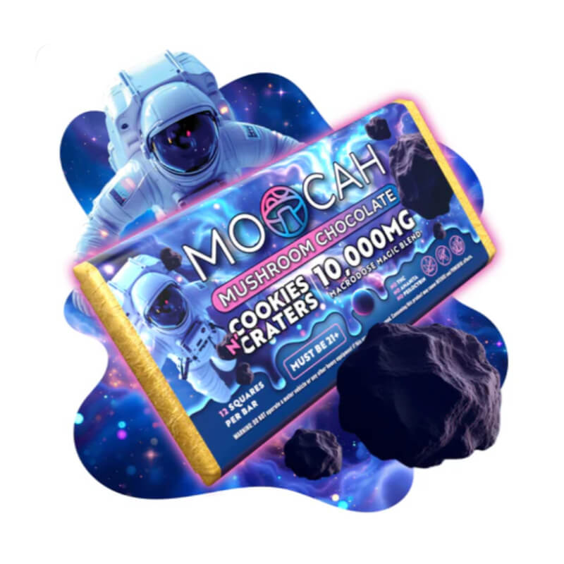 Moocah Mushroom Chocolate Bar|Cookies and Cream Flavored Chocolate ...