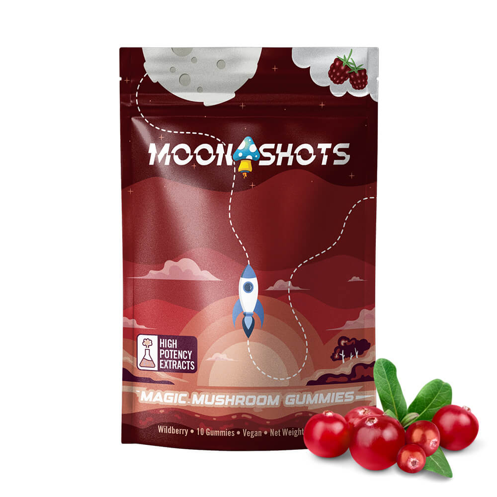 Moonshots Magic Mushroom Gummies | Wildberry | 10 Count | Potent – Injoy Extracts